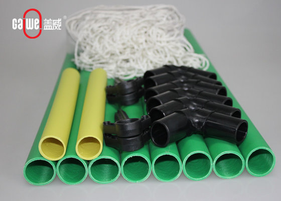 Sturdy Football Goal Nets PP Fiber Plastic Material Easy To Set Up 2 Sizes