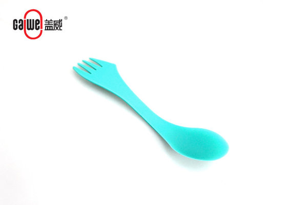 Portable Spoon And Fork Plastic , Salad / Cake Spoon Fork And Knife In One