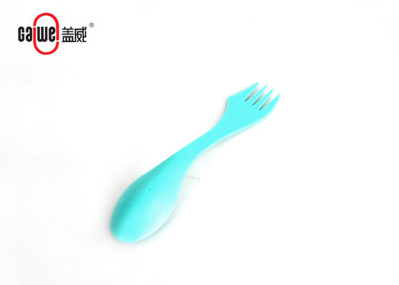 Multi Color Picnic Spoon Fork Knife In One With Customized Logo 8g Weight