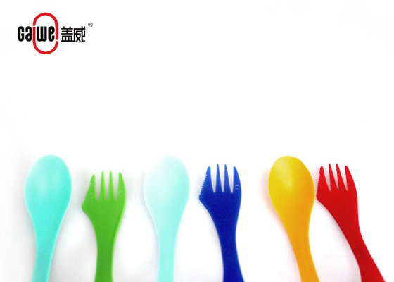 Sturdy Knife With Fork And Spoon , Easy To Clean Plastic Spoon Fork 8g Weight