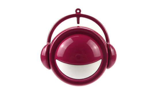 Red 2W Cute Portable Speakers With SD Card And Battery For Mobile