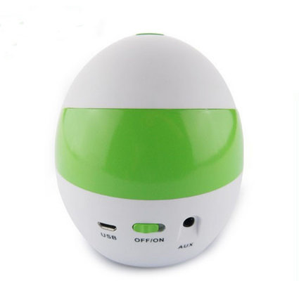 White Green Color Portable Size Music Mini Bluetooth Speaker