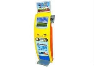 1920 x 1080p 32 inch standing information kiosk for indoor / outdoor with portable lcd display