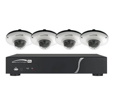 4-Channel NVR &amp; 4 Indoor/Outdoor Mini Dome Camera 1080p HD Bundle (1TB)