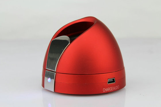 Paired Red DC 5V Hambourger Hands Free Bluetooth Speaker With Hi-Fi Stereo For MP3 / IPAD / Notebook