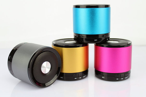 Circular Column Stereo Digital Speaker Hands Free Bluetooth Speaker / with any 3.5mm audio device