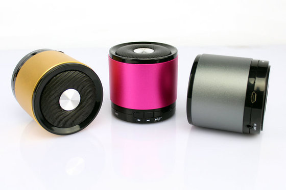 Circular Column Stereo Digital Speaker Hands Free Bluetooth Speaker / with any 3.5mm audio device
