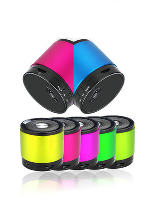 Colorful RF Wireless Portable Bluetooth Speakers / Wireless Car Speakers With TF Card For Mobile Phone / Cellphone