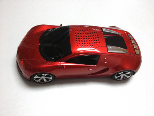 4W* 2 Hand-Free Bluetooth Speaker With FM Radio / Car Shaped Speakers With SD Card For PC