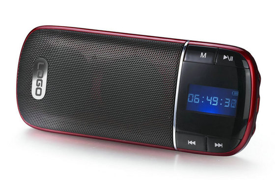 Outdoor LED Lyrics Function Portable Speakers With SD Card / Speaker With FM Radio For Iphone