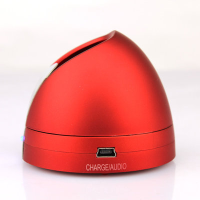DC 5V Hands Free Bluetooth Speaker With Paired Red For MP3 Notebook