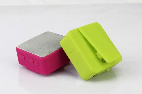 Mini SD Card Hands Free Bluetooth Speakers With Clip And FM Radio