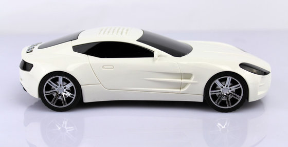 USB 2.0 ABS Portable Speakers For Laptops 3W With Car Shaped