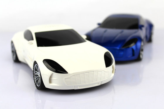 USB 2.0 ABS Portable Speakers For Laptops 3W With Car Shaped