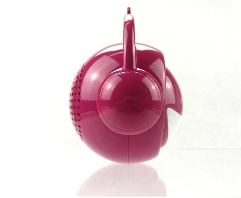 Red 2W Cute Portable Speakers With SD Card And Battery For Mobile