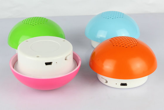 Colorful Bluetooth Stereo Speaker Battery Powered For Computer