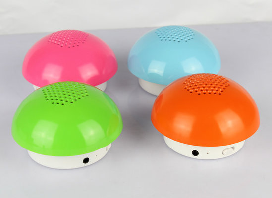 mushroom shape Portable Iphone Bluetooth Speaker with 3.5 audio input jack
