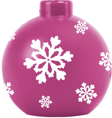 Mini  Christmas Bomb Portable Speakers For Cell Phones 2w Red / Blue / Purple