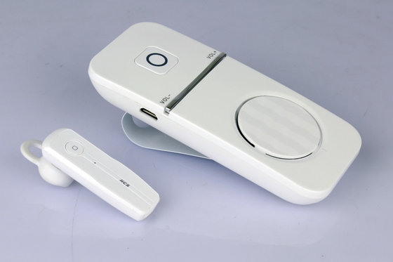 White Wireless Portable Bluetooth Speakers , Bluetooth Portable Speakers For Car