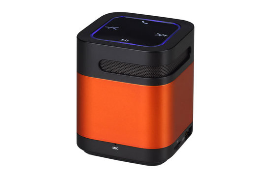 metal material design portable Wireless Bluetooth Speakers Support TF card / U disk
