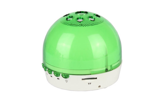 Green Wireless Portable Bluetooth Speakers With Clip And 16g TF Card