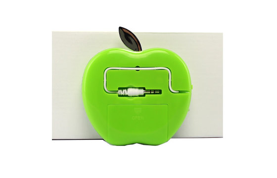 hot sales apple portable Mini Vibration Speaker work with any 3.5mm audio device