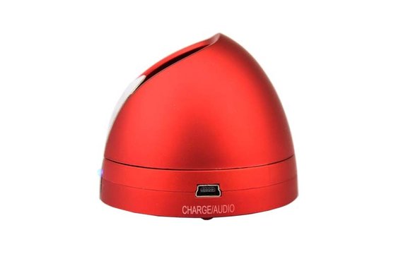 Paired Red DC 5V Hambourger Hands Free Bluetooth Speaker With Hi-Fi Stereo For MP3 / IPAD / Notebook