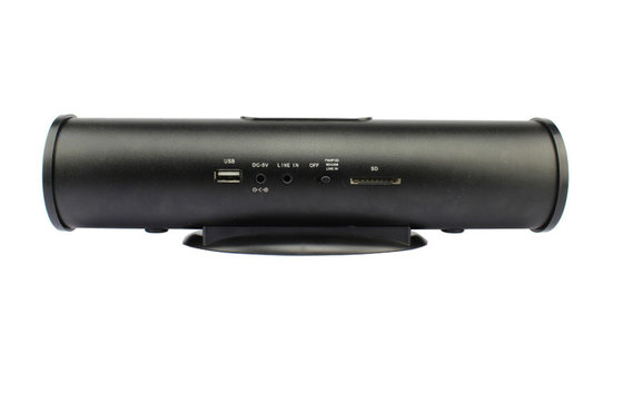 Rechargeable 4 OHM Portable Speakers For Cell Phones Black With Handfree & TF Card Function