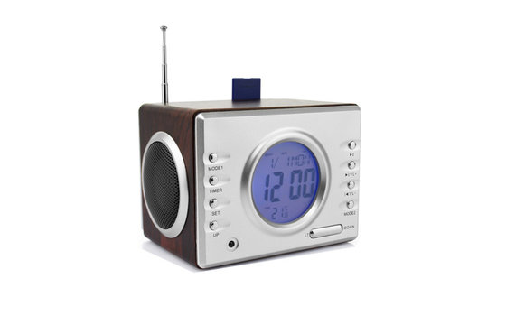 Portable Remote Control Wooden Speakers With Disk SD Card FM Radio