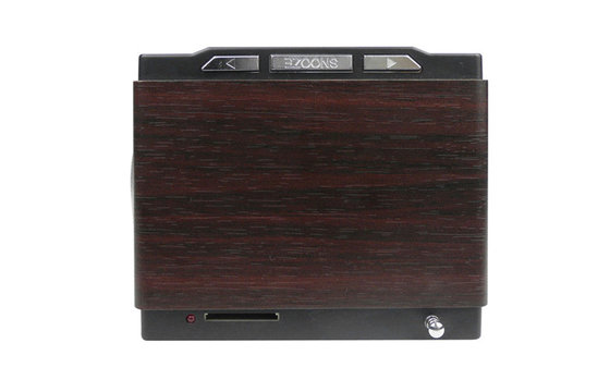 Colorful light Stereo Audio Wooden Speaker With USB MP3, FM Radio