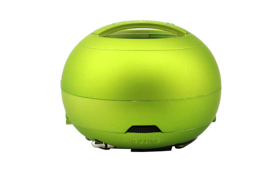 Hamburger Portable Speakers For Cell Phones / DC 5V Rechargeable Speakers For 3.5mm Socket