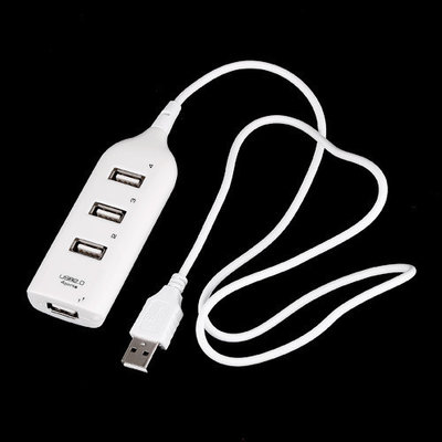 High Speed 4 Port USB 2.0 Hub for PC Notebook Laptop Computer Accessories