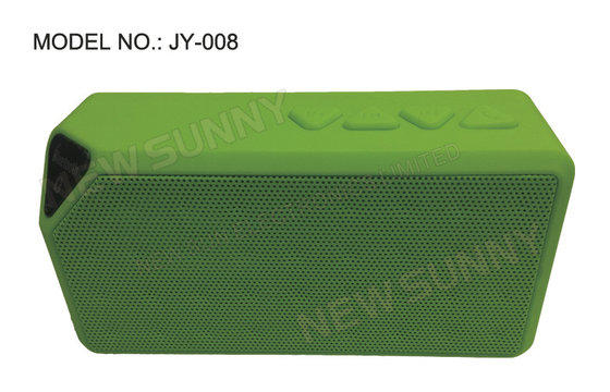 Outdoor Portable red / green / black music mini bluetooth speaker , 100Hz-20KHz