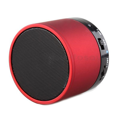 Portable Mini Wireless Bluetooth Speaker metal for Samsung S3 / S4 , Red