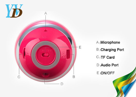 Travel Car Eggs Style Handsfree Stereo Bluetooth Speaker With FM TF Card