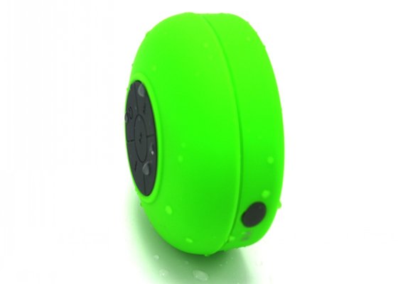 Black Waterproof Mini Portable Bluetooth Speakers for Cell Phone / Computer