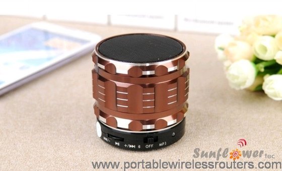 Metal Case Hands Free Bluethooth Speaker with 16-core IC protection lithium battery