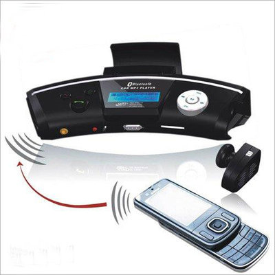 Hands free bluetooth car kits,with wireless earphone,easy to use from www.rakeinme.com