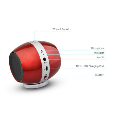 Portable Bluetooth Dock Speaker / Wireless Audio Speaker with Built-in Lithium-ion Battery
