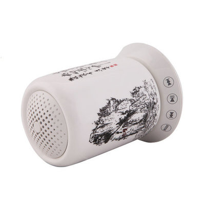 Elegant Active Ceramic Stereo Bluetooth Speakers 3.7V / 600mAh Li Battery for Mobile Phone