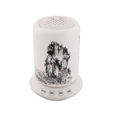 Elegant Active Ceramic Stereo Bluetooth Speakers 3.7V / 600mAh Li Battery for Mobile Phone