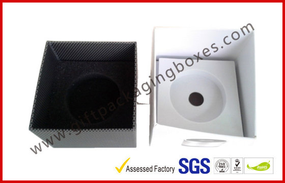 Rigid Mini Bluetooth Speaker Electronics Packaging , Hot Stamping Coated Paper Packaging With EVA Foam