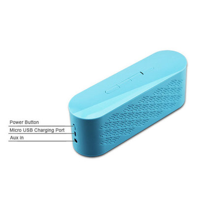 Portable Pill Wireless Bluetooth Speaker for iPhone Mobile Phone / iPad Customized Color