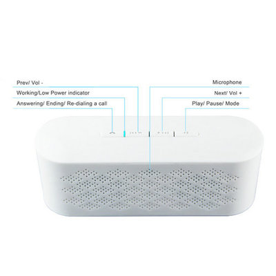 Colorful ABS Audio Wireless Bluetooth Speakers for iPhone / iPad 1 Channel CE RoHS FCC