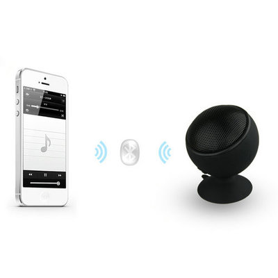 1.0 Channel Small Blue / Orange iPhone Bluetooth Speakers V3.0 HFP A2DP AVRCP