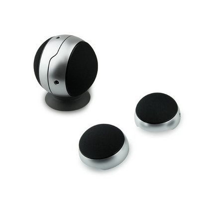 Black Capsule Waterproof Indoor Outdoor Wireless Speakers for Karaoke Player / Computer
