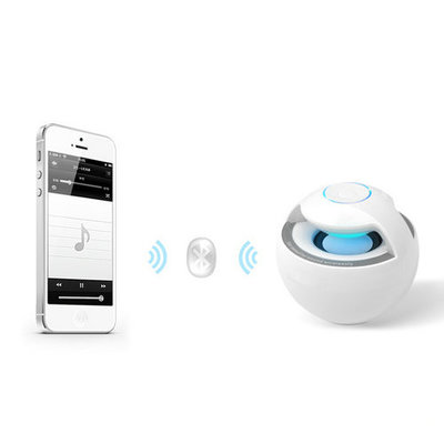 Active Wireless Portable Bluetooth Speakers V2.1 with USB and Microphone