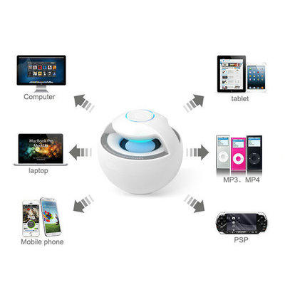 Waterproof Hi Fi Mini Bluetooth Stereo Speaker Active with USB and Microphone