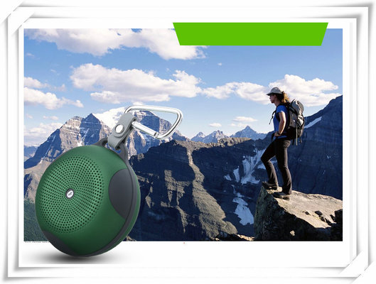 Pink / Blue Mini Custom ABS Sport Portable Wireless Bluetooth Speakers For Cell Phone