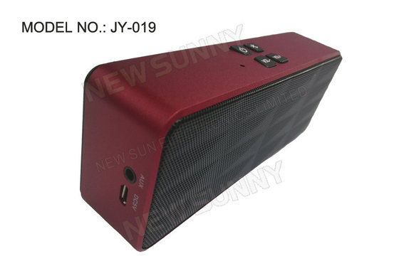 Aluminum Alloy Hands Free Call Bluetooth Cube Speakers For ipod / ipad / Computer